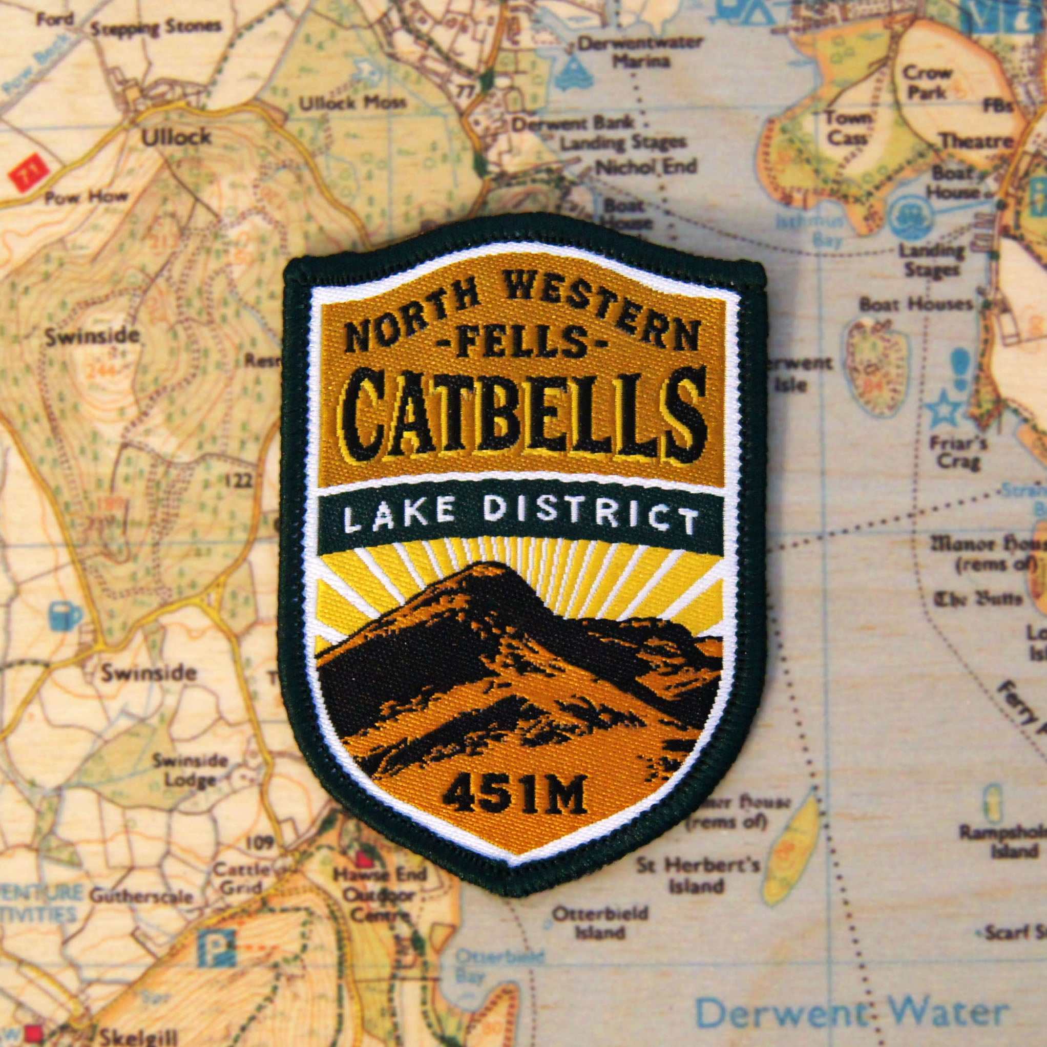 Catbells Iron On Patch – Love the Lakes