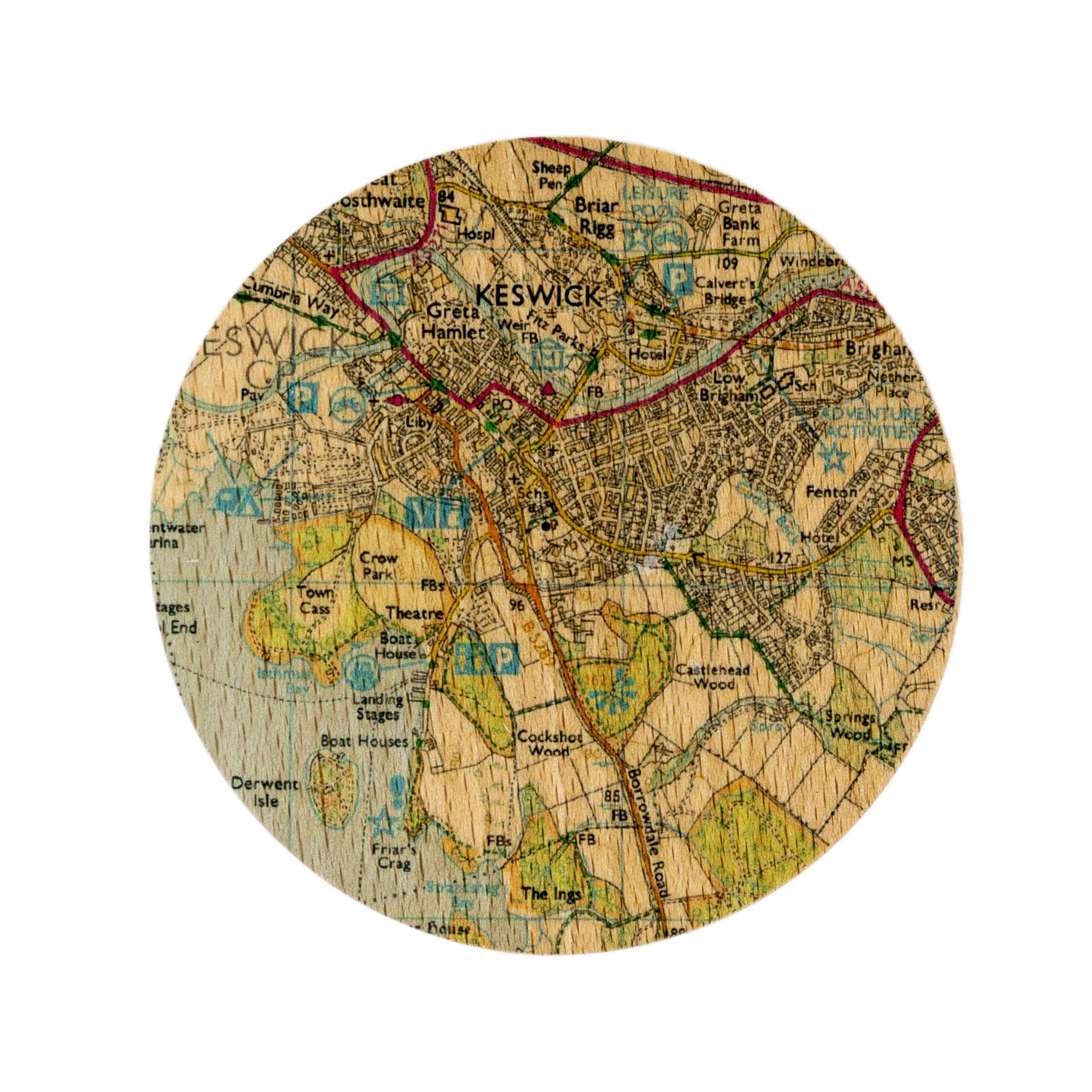 Keswick O.S Map Bottle Opener/Coaster – Love the Lakes